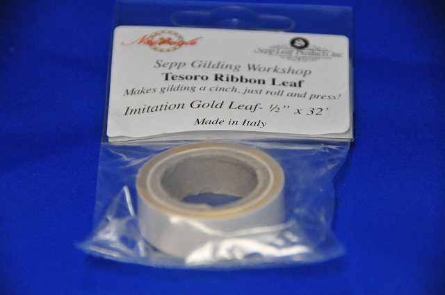 Imitation Gold Leaf Roll - 1/2” x 32’ロールタイプ 12mm×32フィート 1／2“ロールタイプの通販 ...